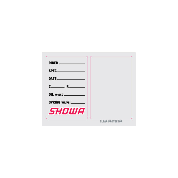 Suspension Spec Sticker 3-pack – Factory Effex